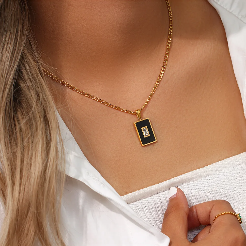 Shop Our Trendy Fashion Rectangular Pendant Necklace for Women