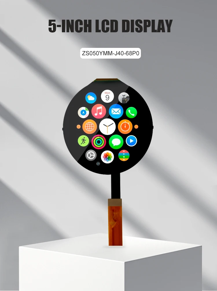 Boe 1080p 5 Inch Round Screen Circle Screen Roundness Circular Mipi Dsi ...