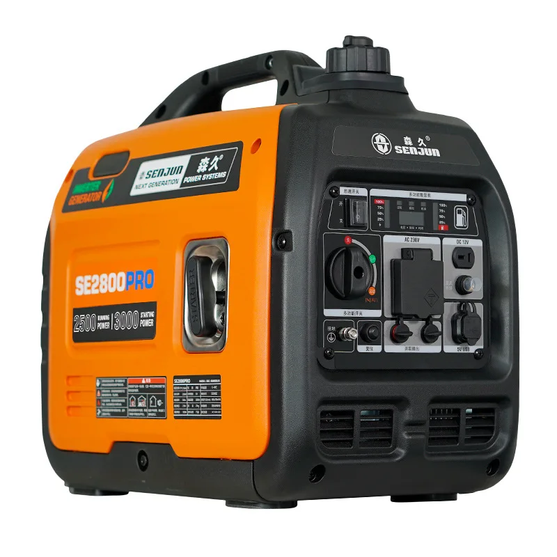 Portable 3000w Gasoline Generator Gasoline Sets Home 220v 3kw Silent ...