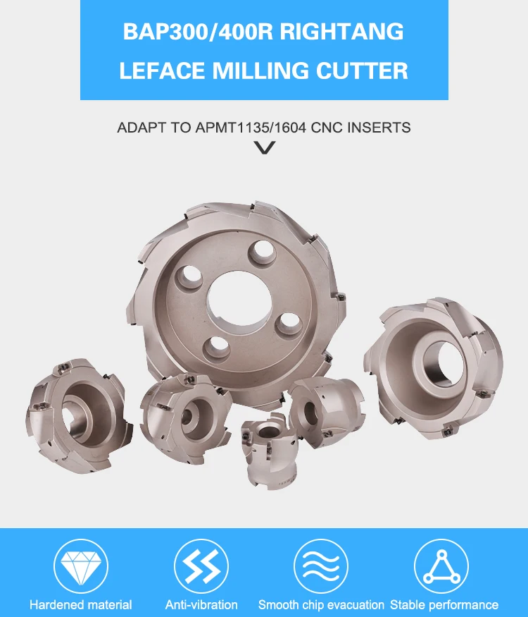 Milling Cutter Cnc Tools Indexable Bap/tap 90 Degree Right Angel ...