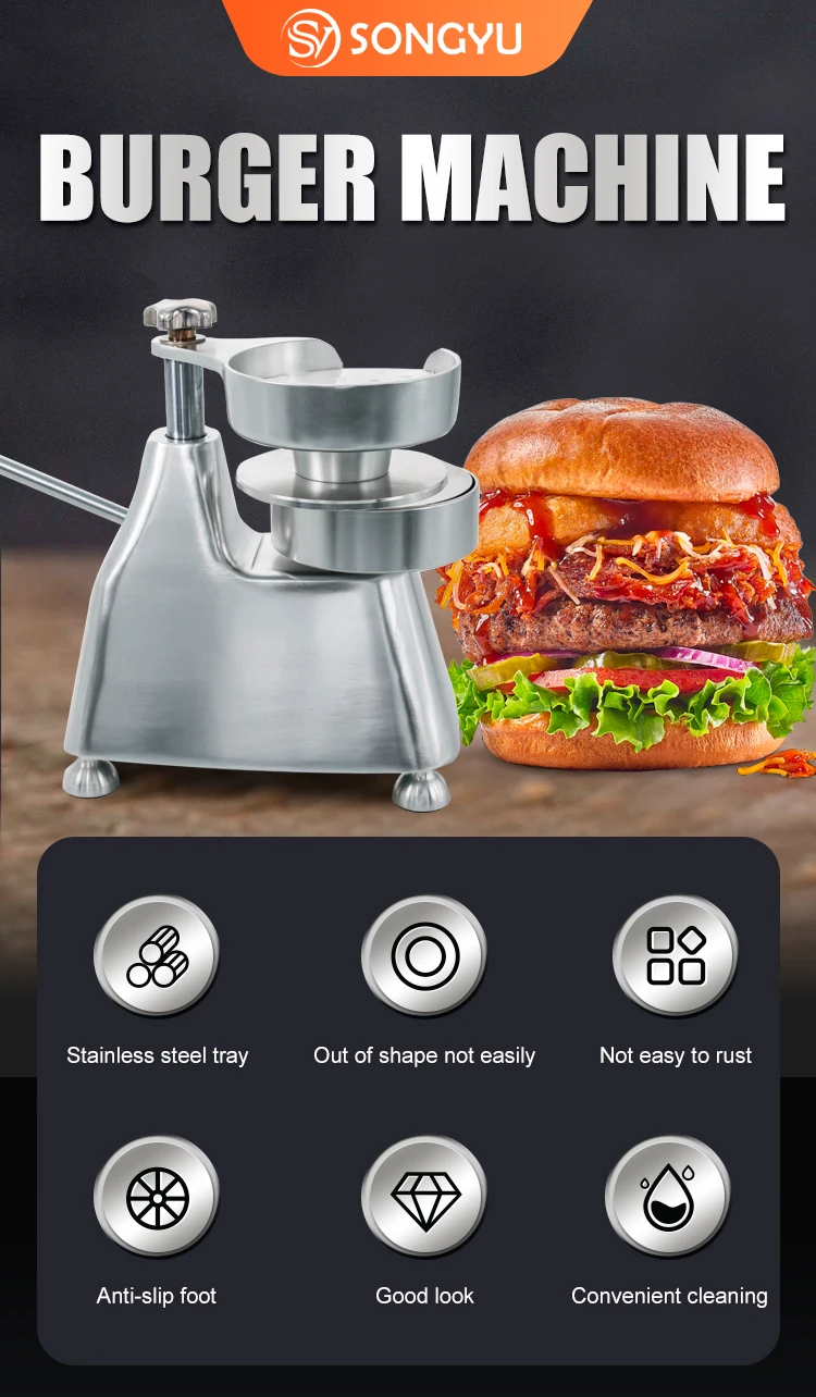 Maquina Para Hacer Hamburguesa Burger Molding Machine Ileteadora De ...