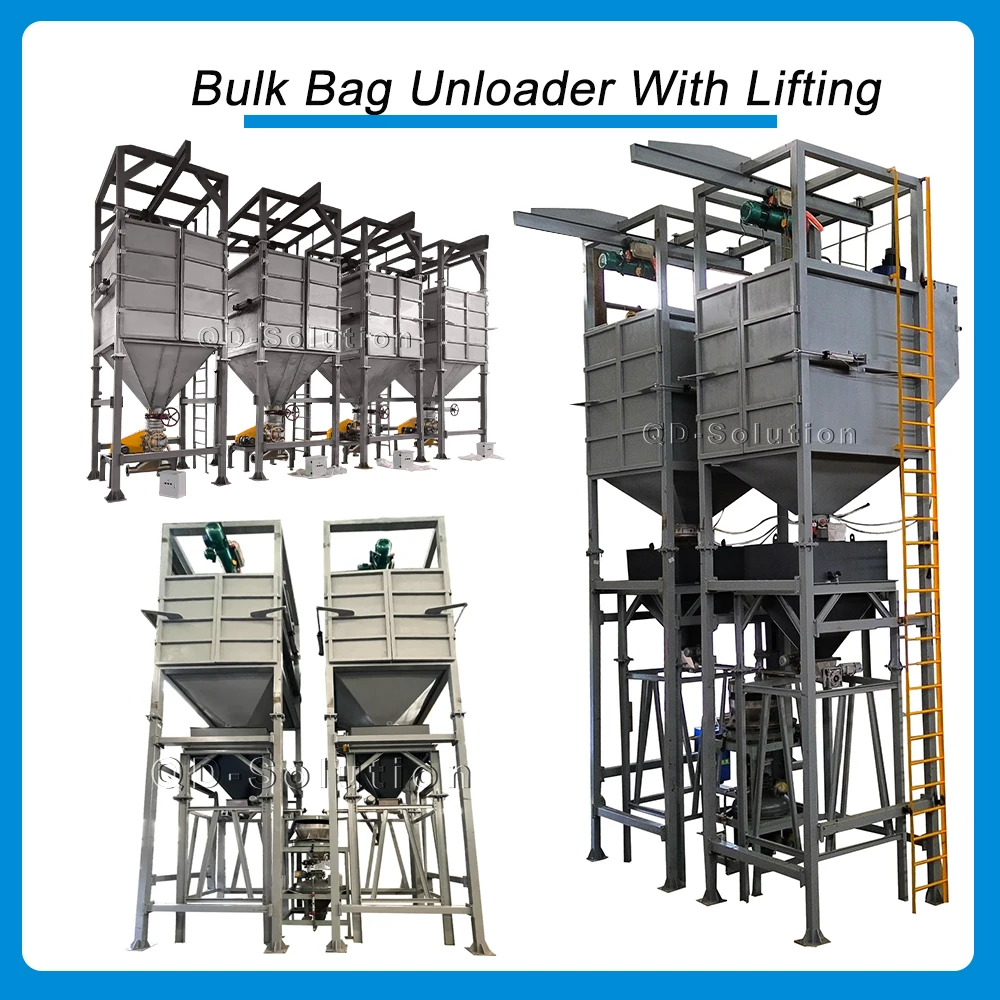 Hot Sale Powder Discharger Bulk Bag Unloader System Food Grade Bag Dump ...