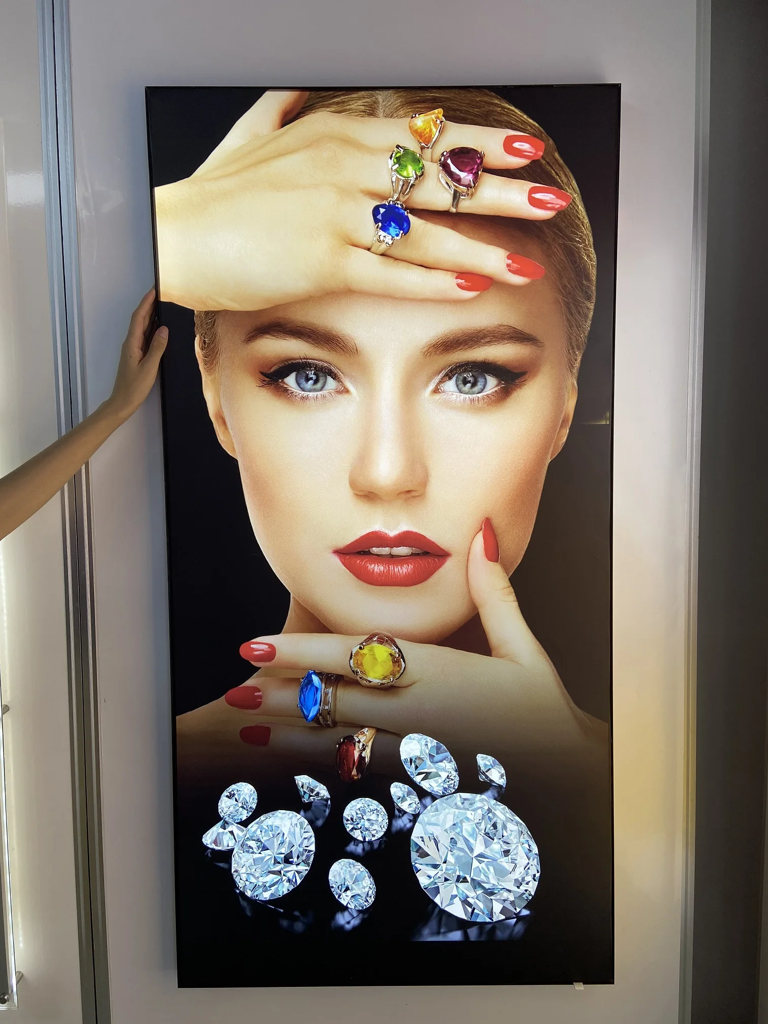 2023 Seg Poster Frameless Seg Fabric Graphics Textile Decorative Light ...