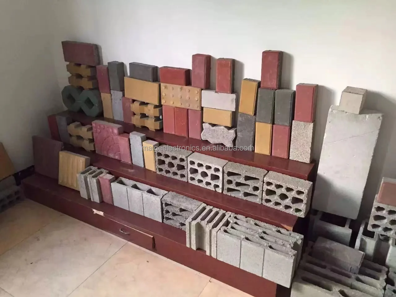 Paver Block Curbstone Interlocking Paving Hollow Brick Block Making ...