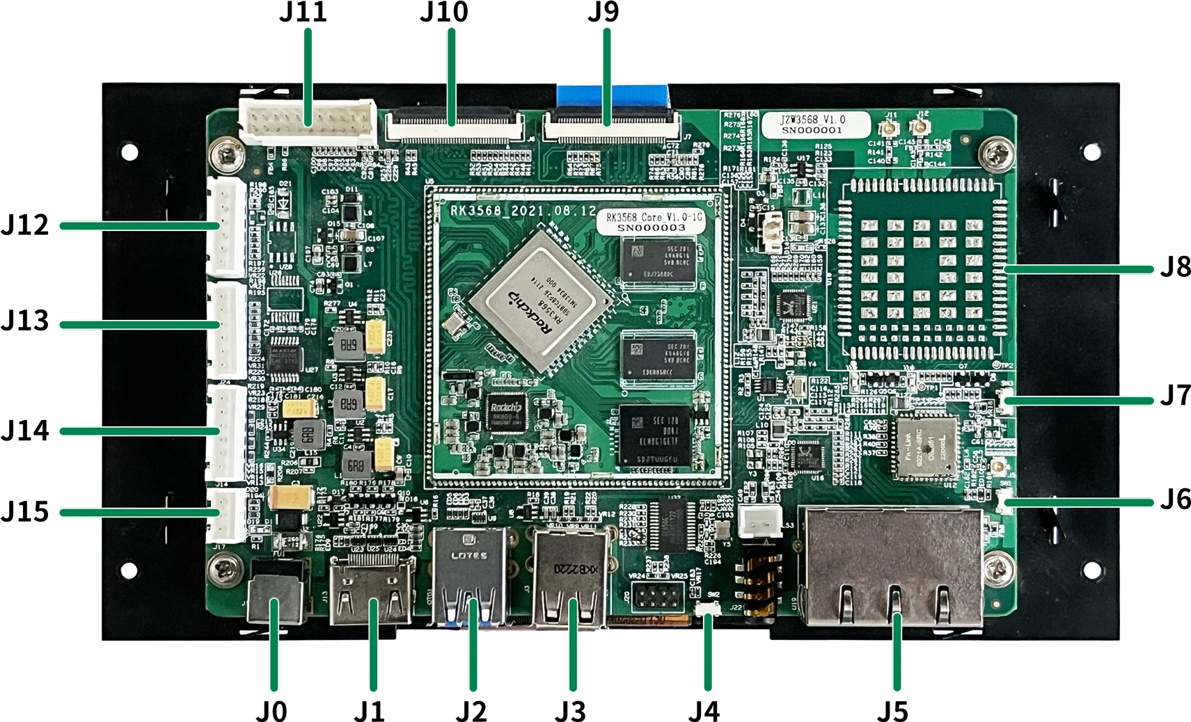 Proculus Industrial Android Board 7inch RK3568 for Smart Home