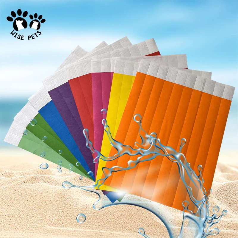 Cheap Custom Logo Inkjet Printable Swimming Pool Tyvek Wrist Band Qr ...