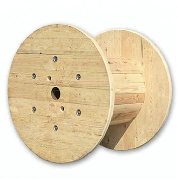 Empty Wooden Bobbins Electric Cable Transport Bobbin Electrical Cable ...