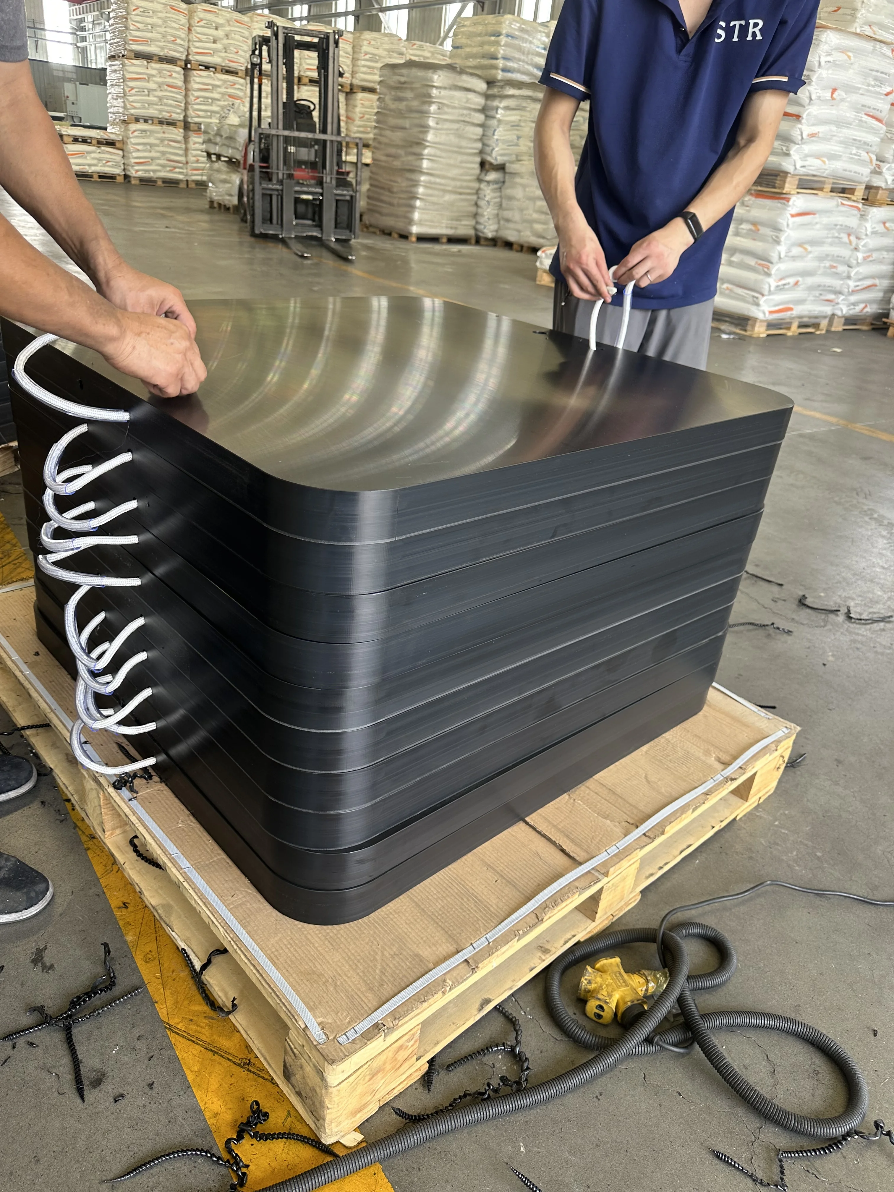 Crane Beams & Support Blocks Uhmw Polyethylene Outrigger Pads Crane ...