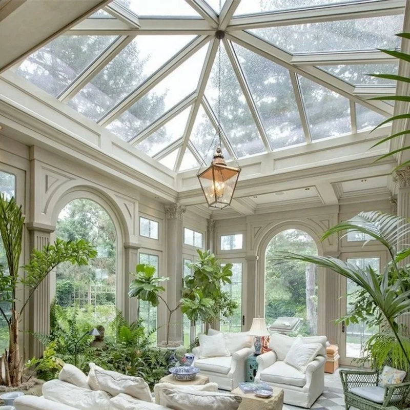 Zonron Free Standing Sunroom Solarium Veranda Aluminum Sunrooms Glass ...