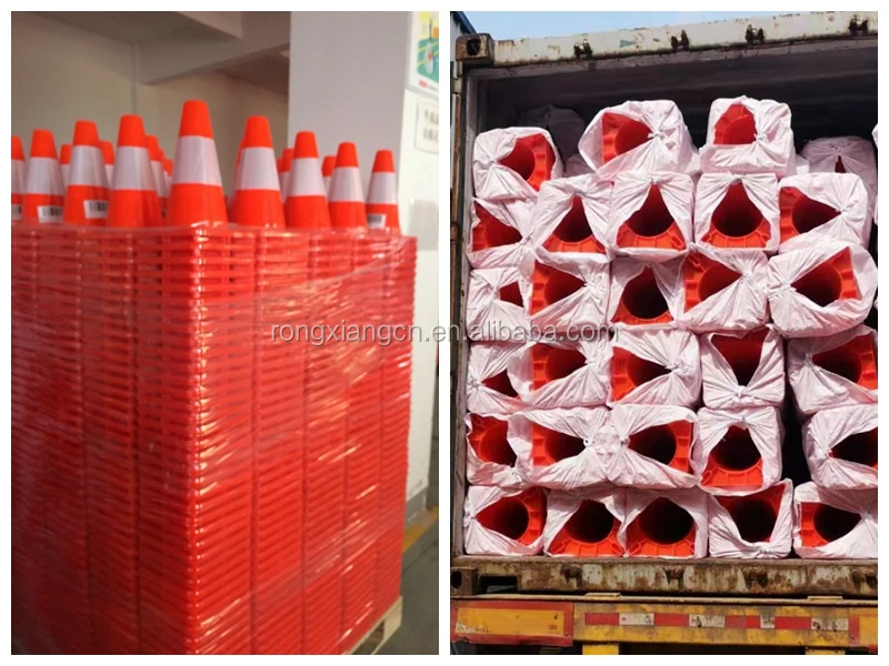 Green Mine Site Safety Warning Cones 3 Sided Triangular Cones - Buy ...
