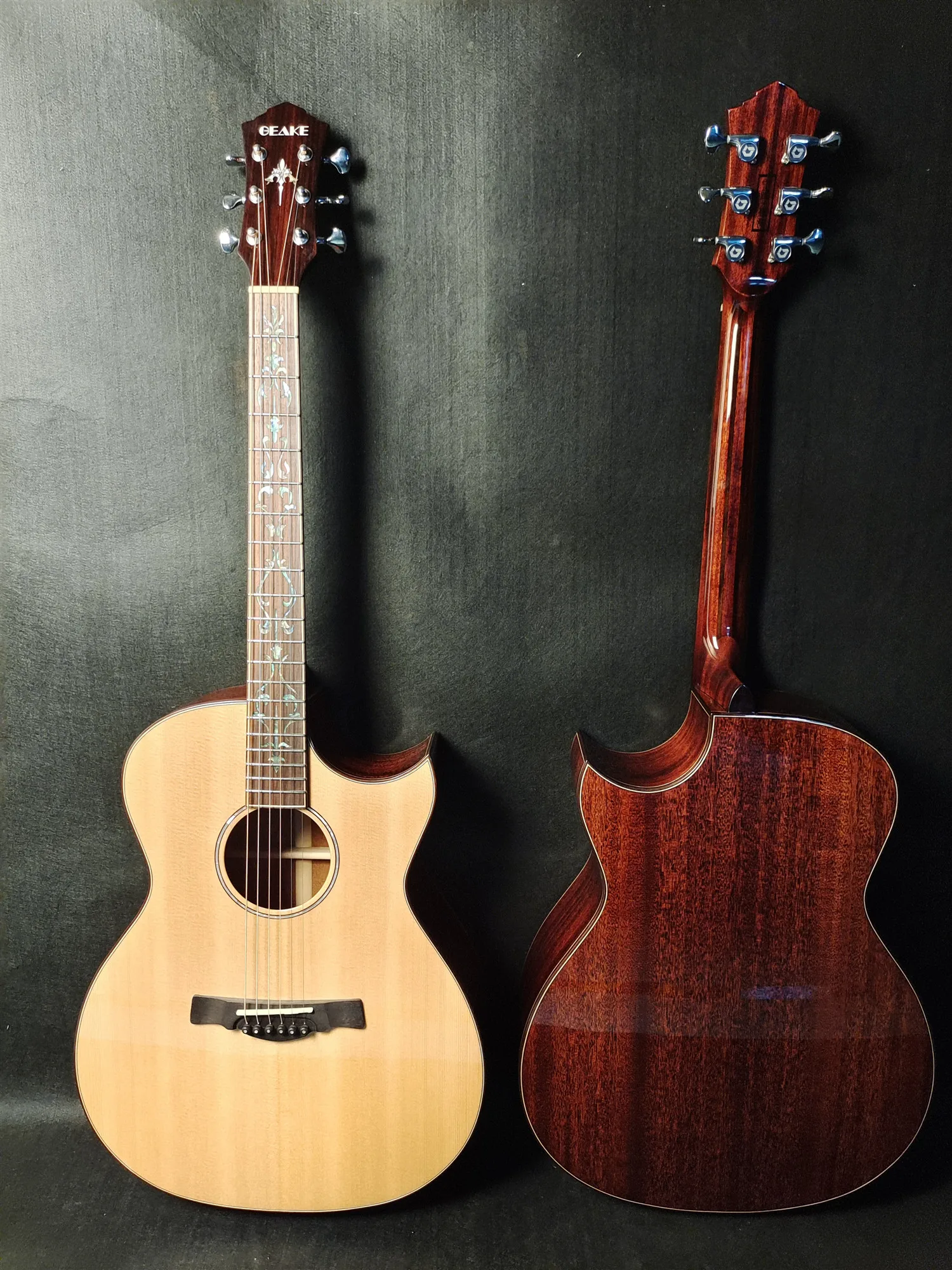 Solid Engelmann Spruce 40 Inch Acoustic Guitar with Rossewood ...