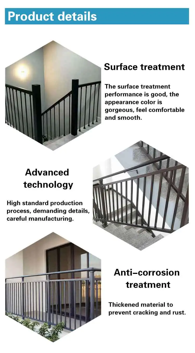 High Quality Residential Courtyard Villa Iron Balcony Guardrail ...
