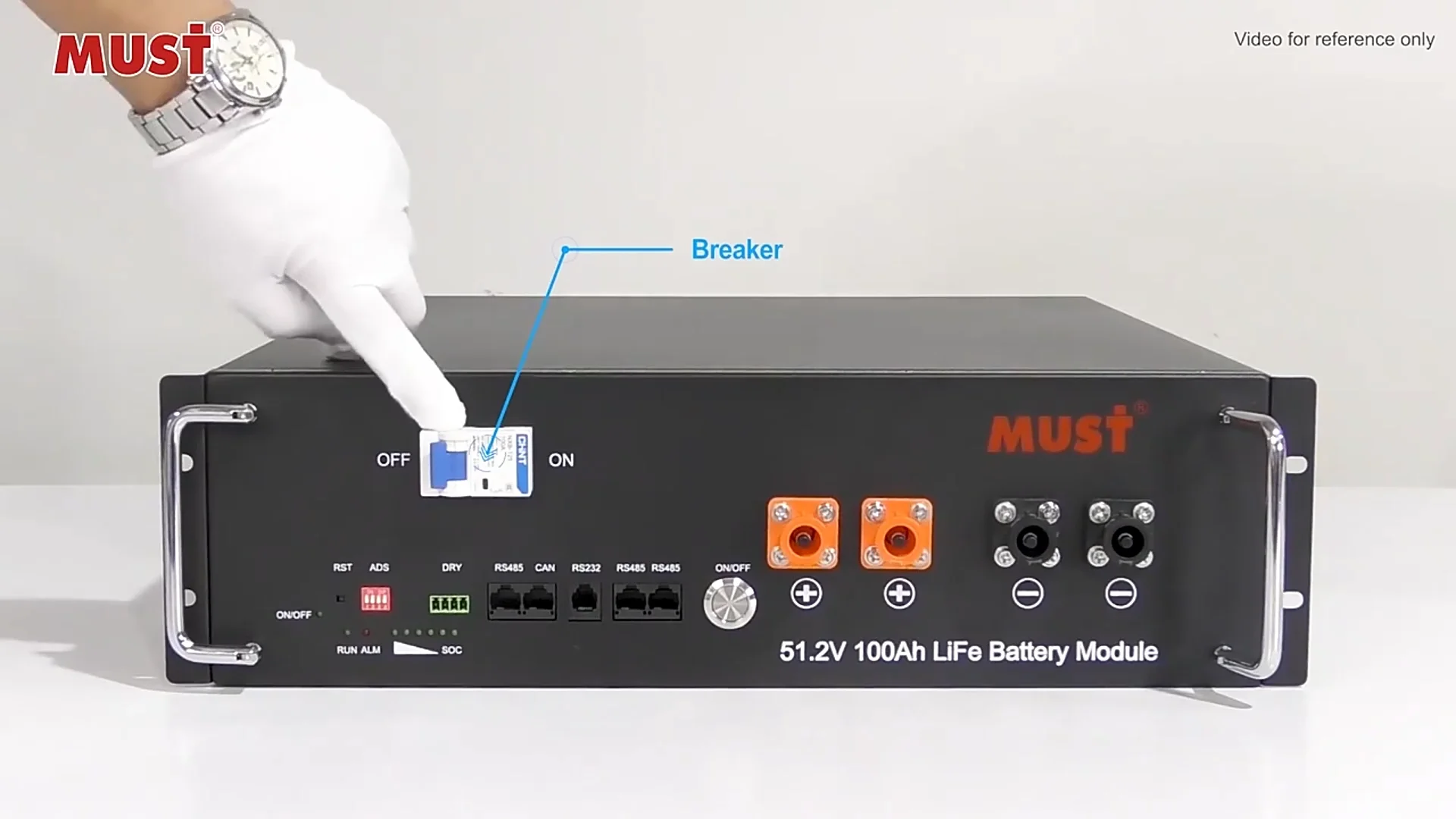 Must Lp18 Series Rack-mounted 48v/24v 100ah /200ah 5kwh Lithium Battery ...