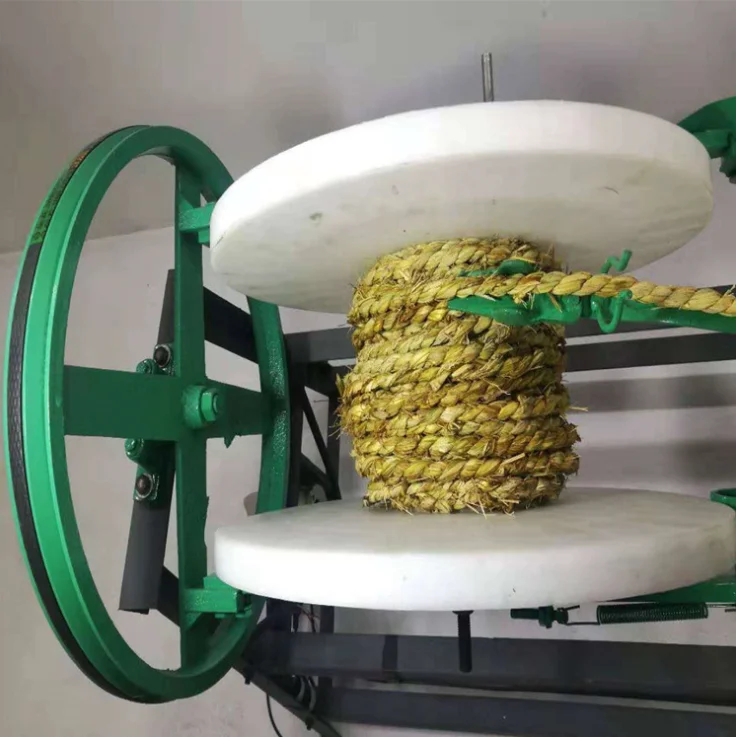 Electric Wheat Rice Straw Rope Knitting Machine - Easy to Operate