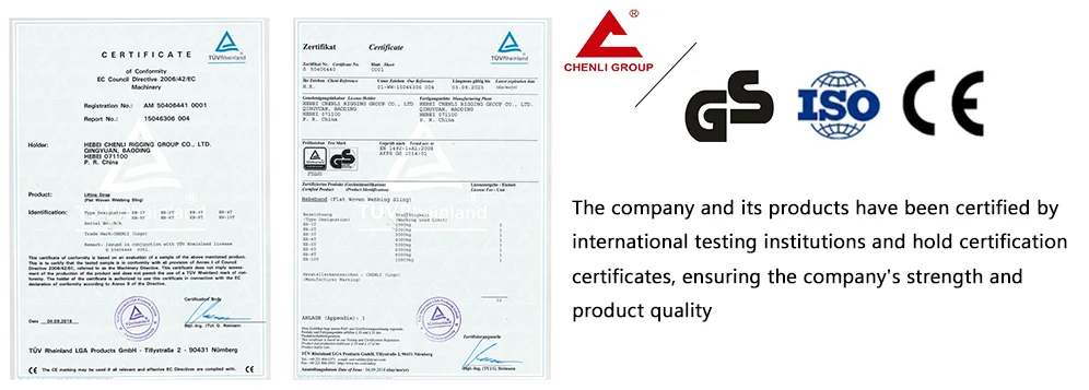 2 3 5 10T Weaving Certificate Heavy Duty Polyester Webbing