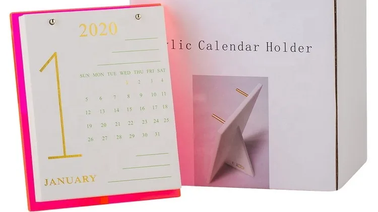Bingkai Foto Produk Stantee Baru Transparan Dudukan Kalender Meja ...