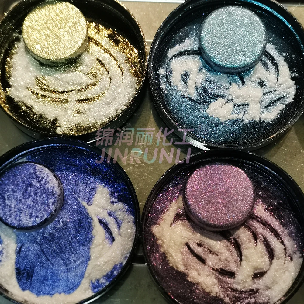Interference Gold Pearl Pigment Effect Crystal White Pigment Powder ...