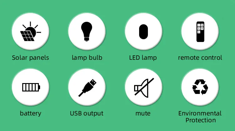 GDTIMES Solar Fan - Efficient Cooling with Remote Control