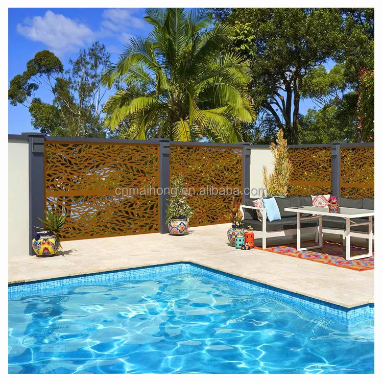 Aluminum Laser Cutting Screens Panels Powder Coating Metal Fencing ...