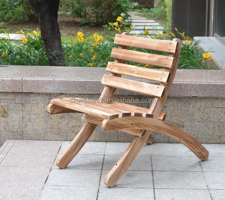 Classic Wooden Outdoor Bench With Sector Back,Arced Seat And Wagon ...