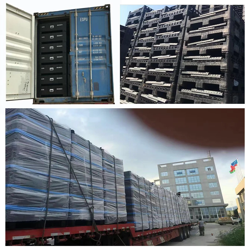 Wholesale Folding Bulk Shipping Container Plastic Storage Bin With Lid ...