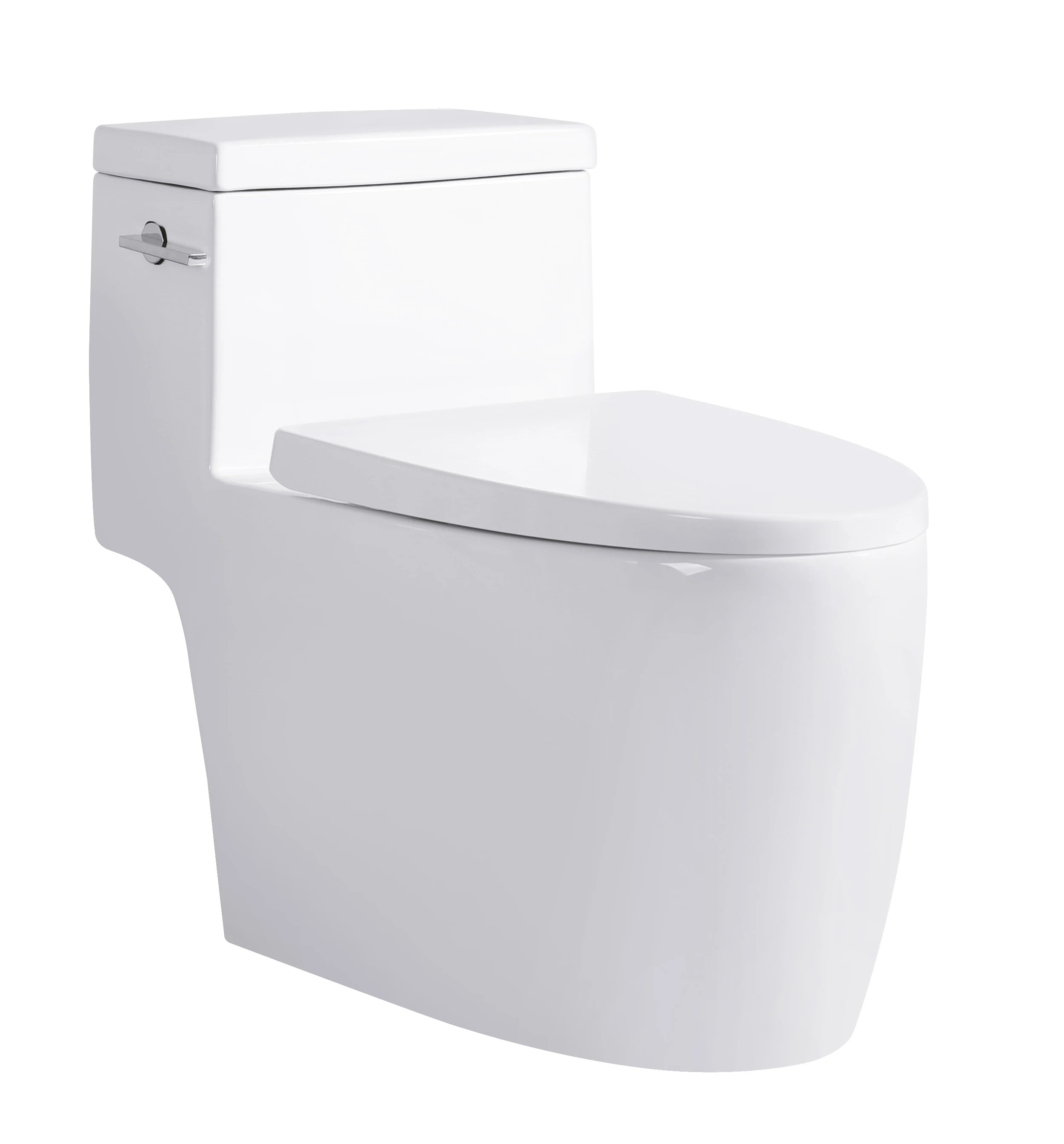 Modern Elongated S-trap Chinese Girl Ceramic Toilet One Piece Sanitary ...