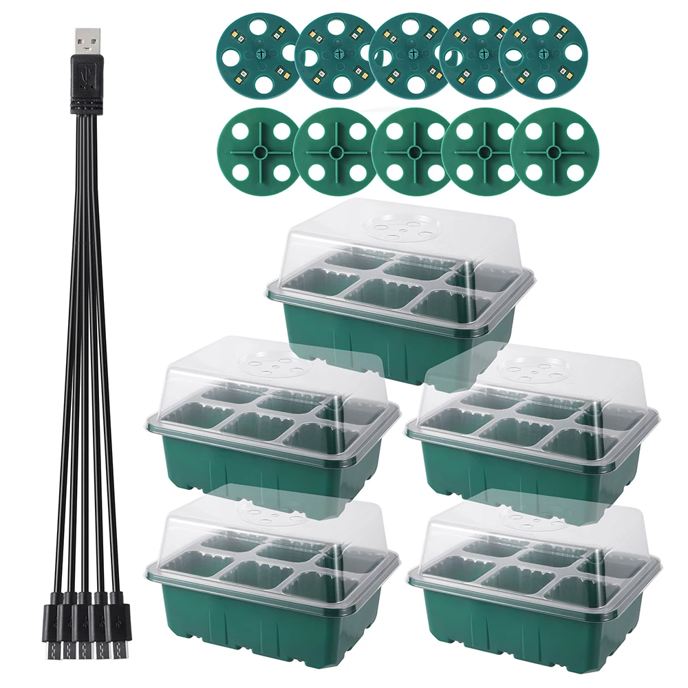 Horticulture Clone Tray Germination Grow Tray Seedling Box Hydroponic ...