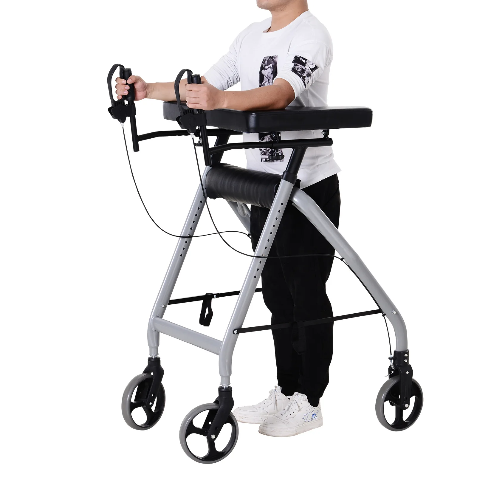 Four Wheel Walking Aid For The Elderly Rehabilitation Walking Aid For The Disabled - Buy Four ...