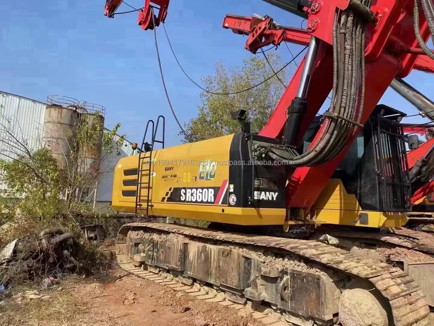 Used Piling Machines XR360D XR280D XR150D-II Drilling Rig Engine Core ...