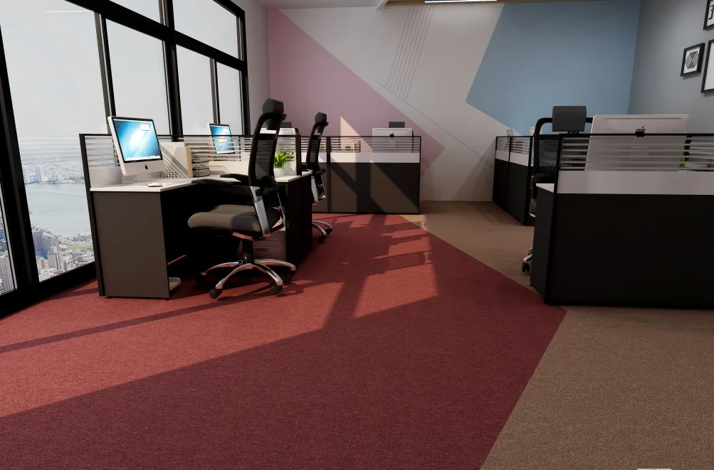 Pp Carpet Tiles For Office Cost Effective Square Carpet Tiles Bitumen ...