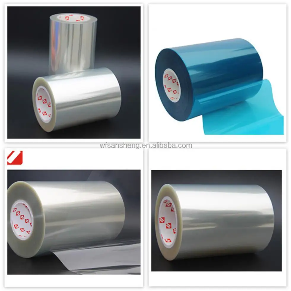 Transparent Double-Sided Ab Glue PET Chinese Release Film Clear ...