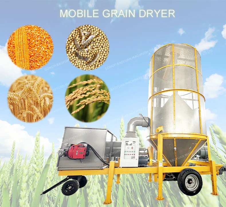 Grain Dryer Rice Dryer Paddy Mobile Drying Machine - Buy Rice Grain ...