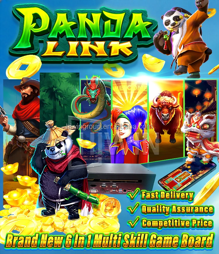 6 In 1 Panda Link Favorite Universal Skill Game Pog Banilla Skill Game ...