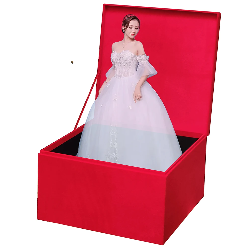 Extra Large Wedding Dress Packing Luxury Clothing Packaging Custom Box ...