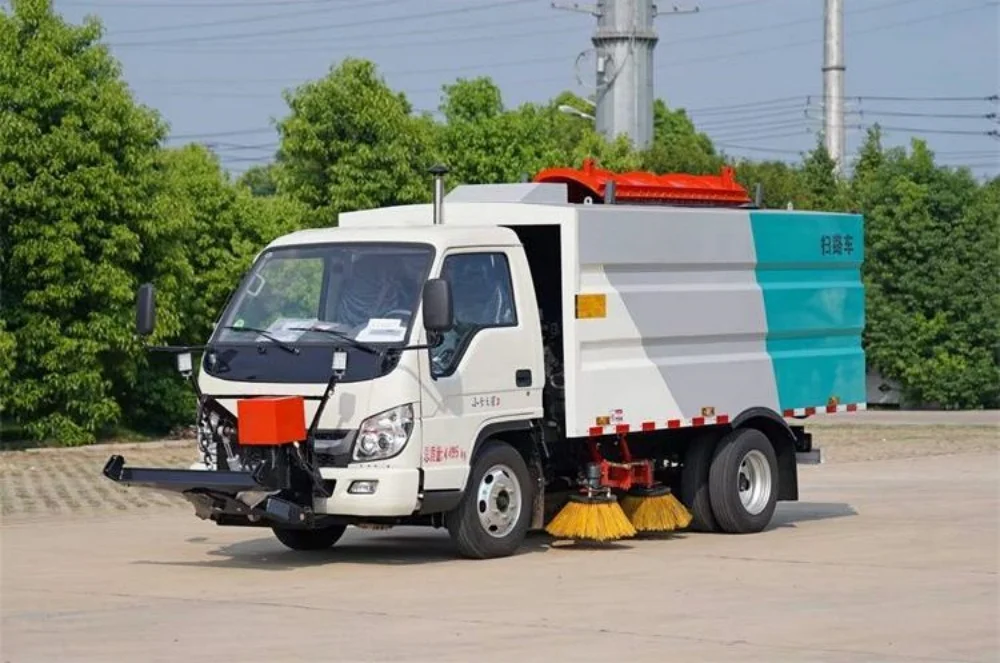 Multifunctional Small Foton Road Sweeper Truck Snow Sweeper Cleaning ...