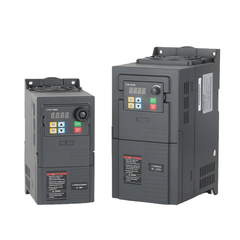 SUSWE small frequency inverter VFD 380v 3 phase 0.75kw 1.5kw 2.2kw 4kw ...