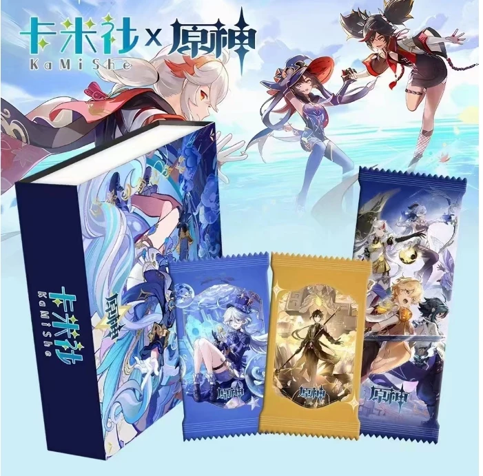 Wholesale Genshin Impact Collectible Cards Booster Box Japanese Anime ...