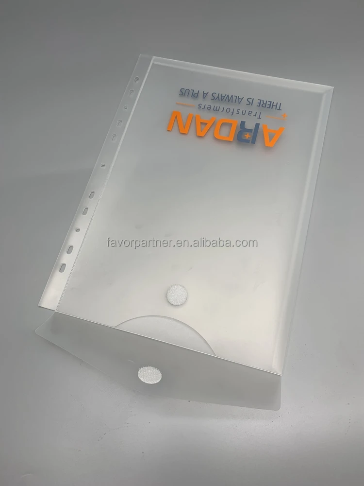Translucent A4 Size Plastic Document Bag 11 Holes Pp Envelope File ...
