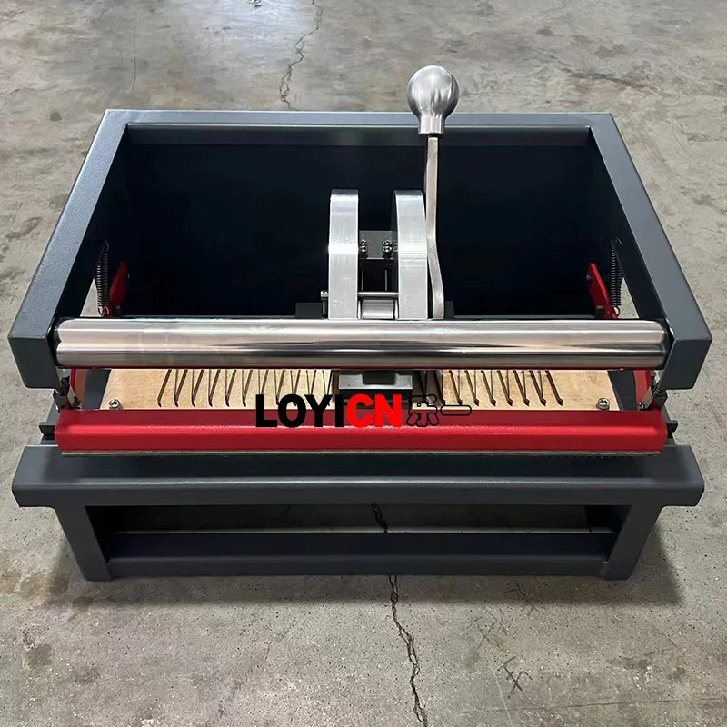 Finger Puncher Punch Fingers Into Conveyor Belts In Preparation For ...