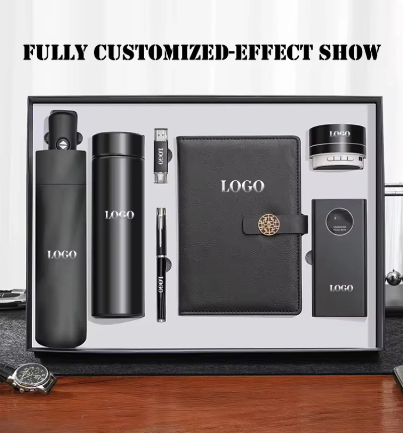 Merchandising Corporate Promotional Gift Set With Logo Luxury ...