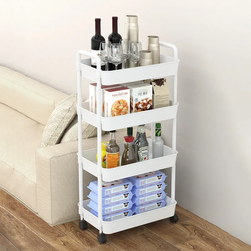Wholesale Household Multi-layer Cart Storage Rack Stainless Steel ...
