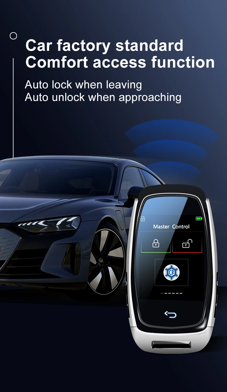 Smart LCD Car Key - Universal Replacement for All Cars