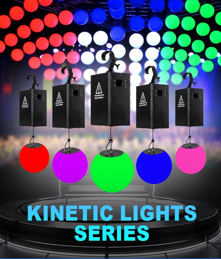 New Stage Light Led Kinetic System Lifting Ball Light For Nightclub ...