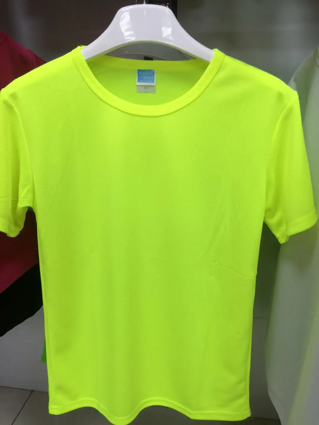 100% Polyester Quick Dry Mesh Sublimation Tee for Men