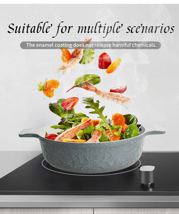 12pcs Die Cast Cookware Set Aluminium Ceramic Pan Cooking Sartenes De ...