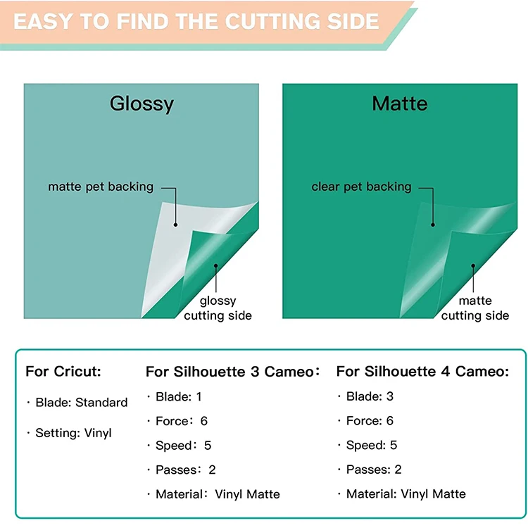 Xuangou Diy Assorted Colors Craft Permanent Self Adhesive Vinyl Sheets ...