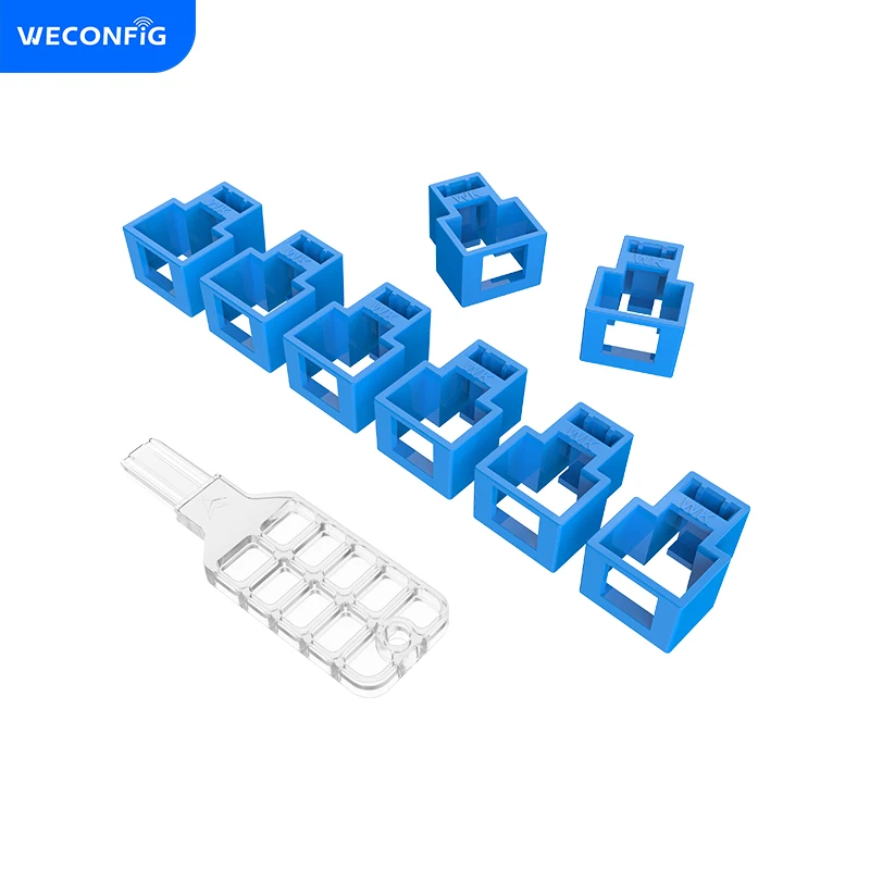 RJ45 Locking Clips - Secure Ethernet Cable Locks, Prevent Unauthorized ...