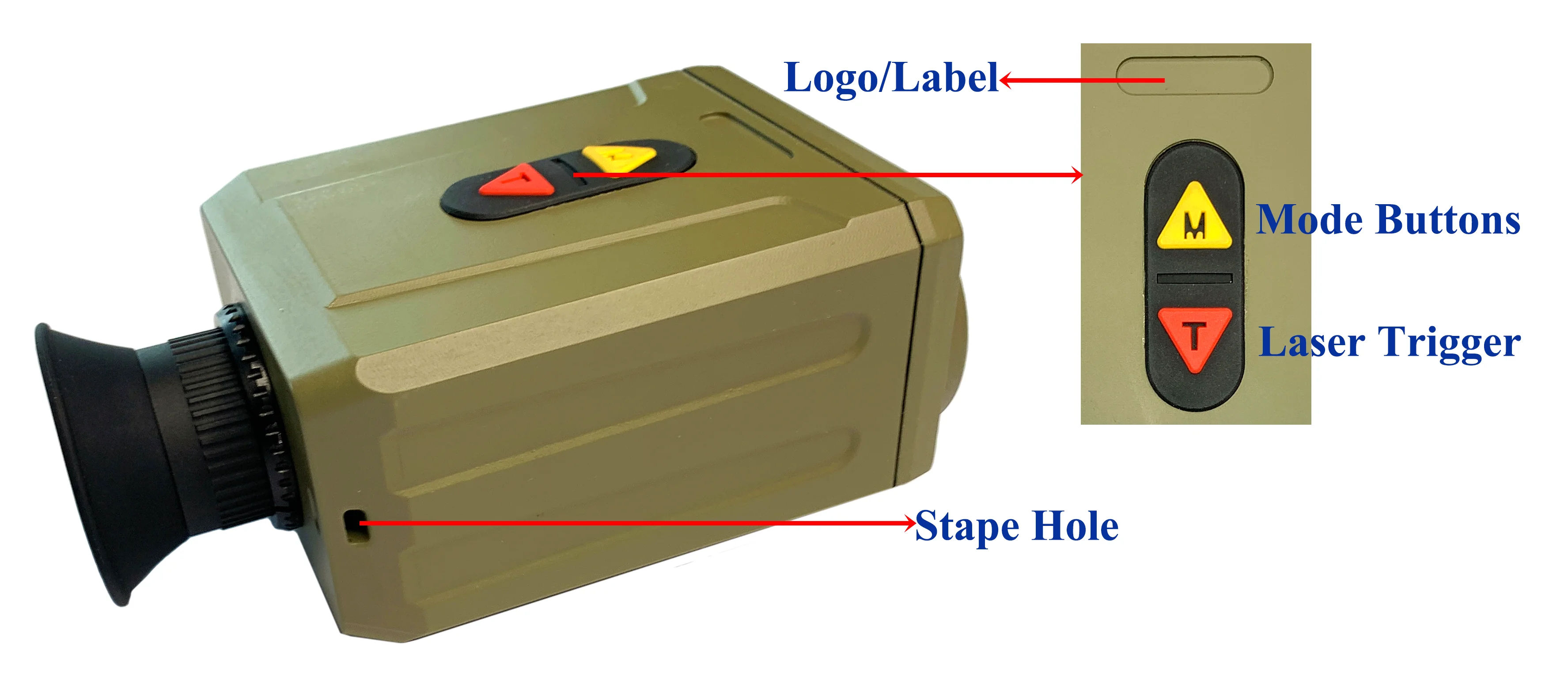 1535nm Eye-Safe Laser Rangefinder - 8km Distance Measurement