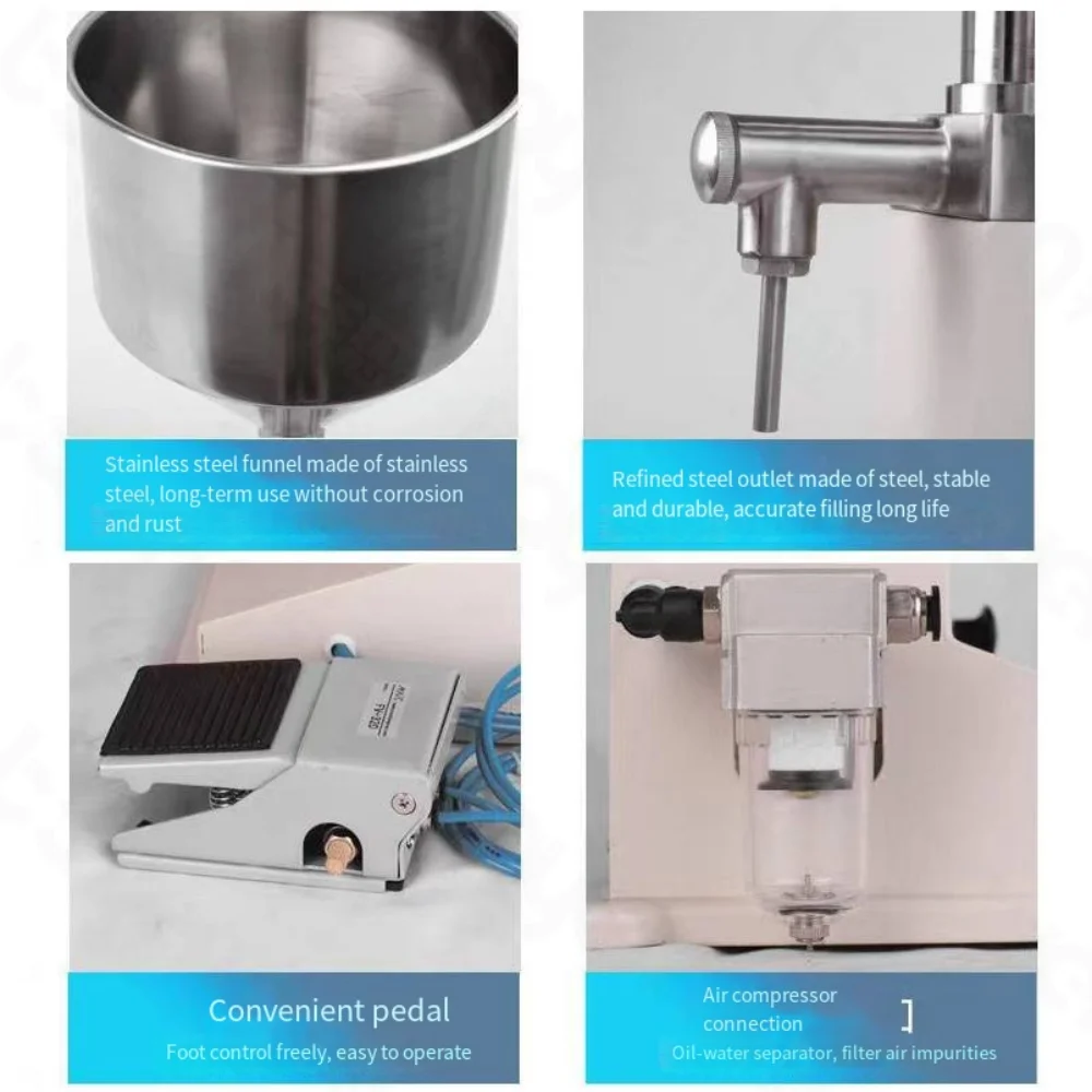 Vertical Manual Juice Ketchup Honey Milk Packing Machine Package Filler ...