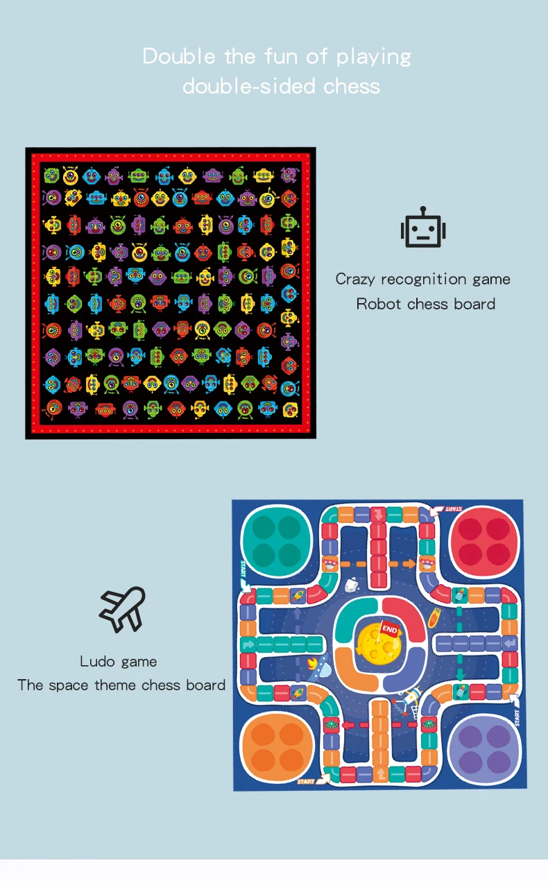 2 In 1 Crazy Identification Kids Educational Matching Games Family ...